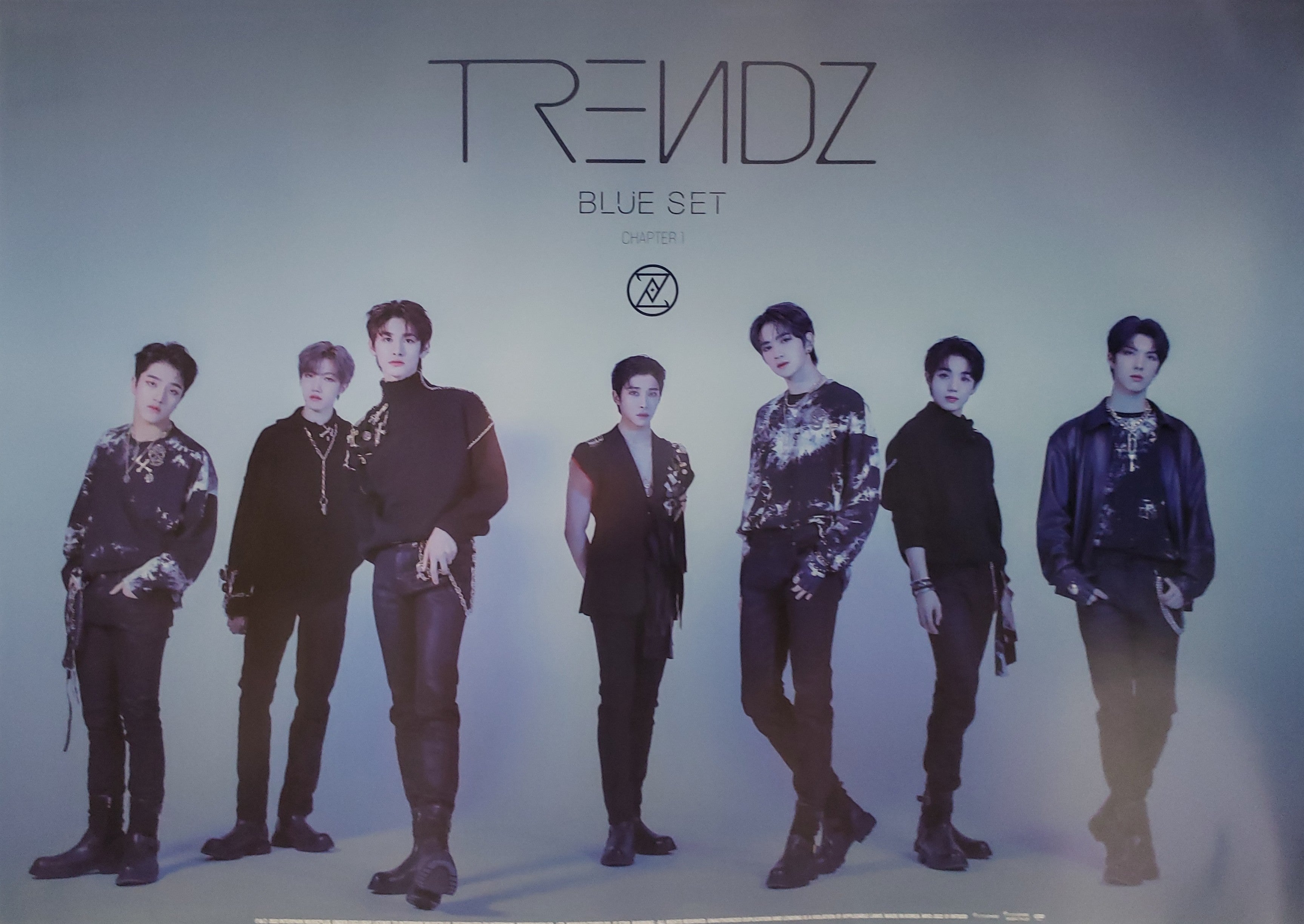 Trendz 1st Mini Album Blue Set Chapter 1. Tracks Official Poster - Pho ...