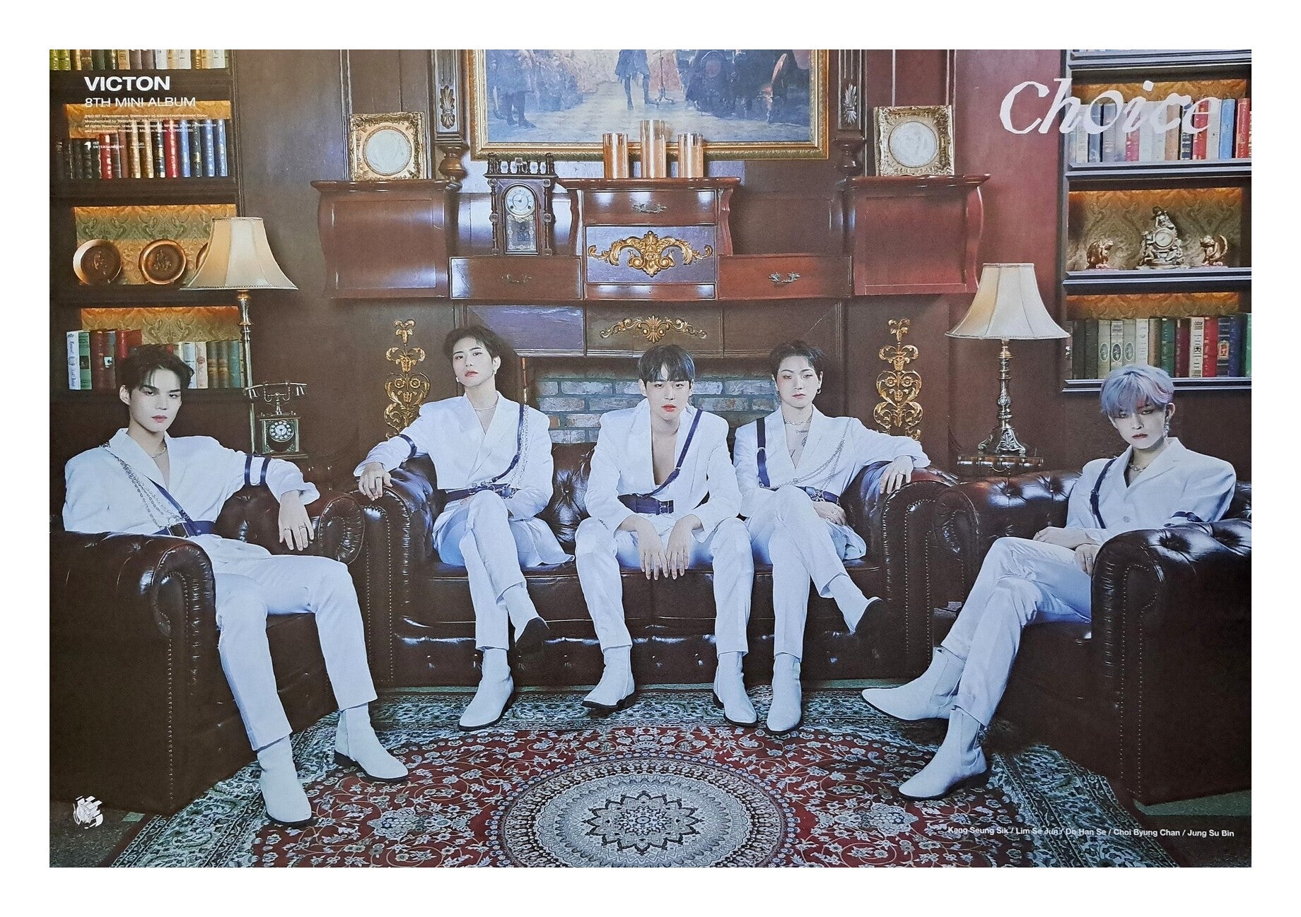 Victon 8th Mini Album Choice Official Poster - Photo Concept Digipack ...