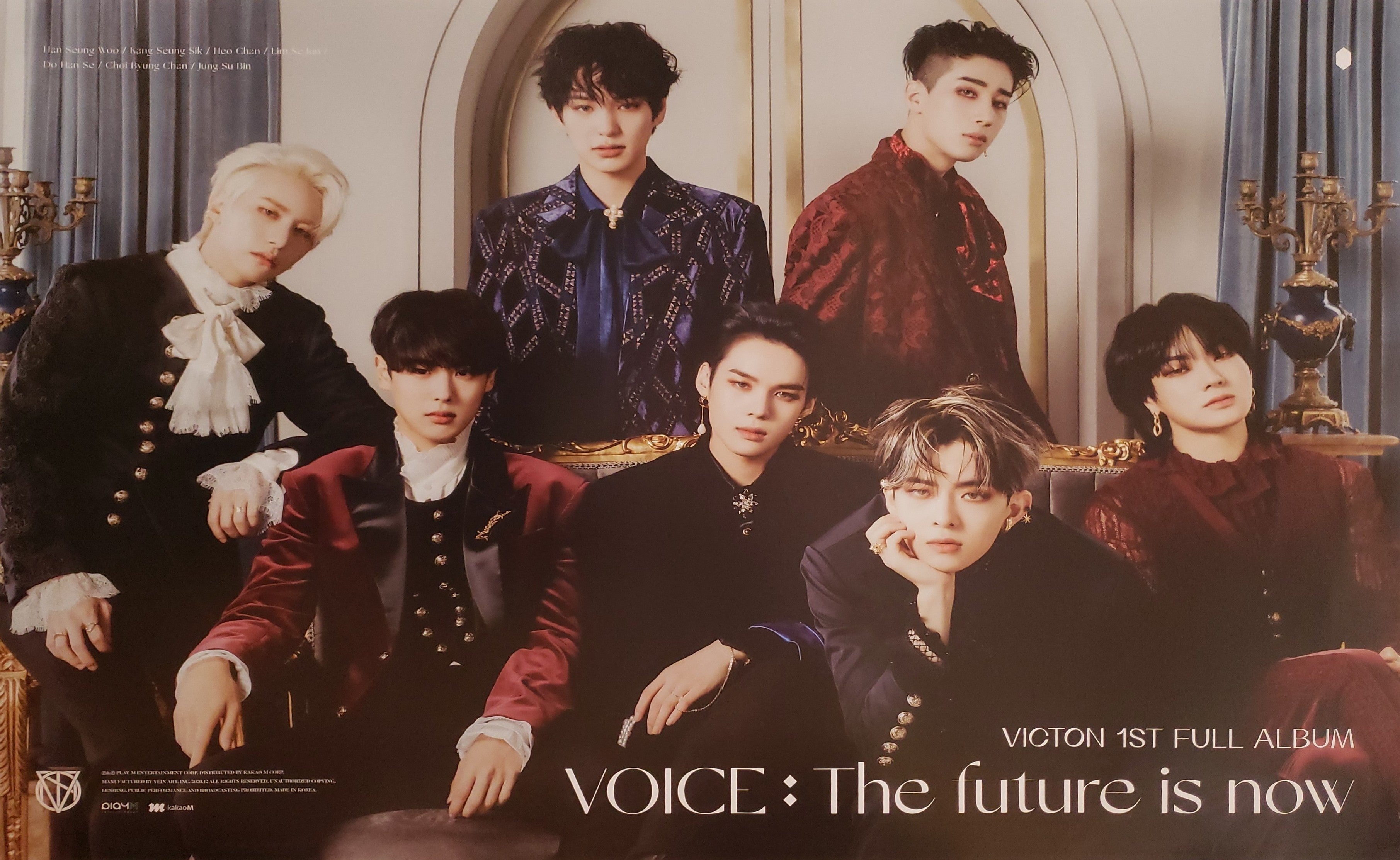 VICTON 1st Album VOICE : The future is now Official Poster - Photo Con ...