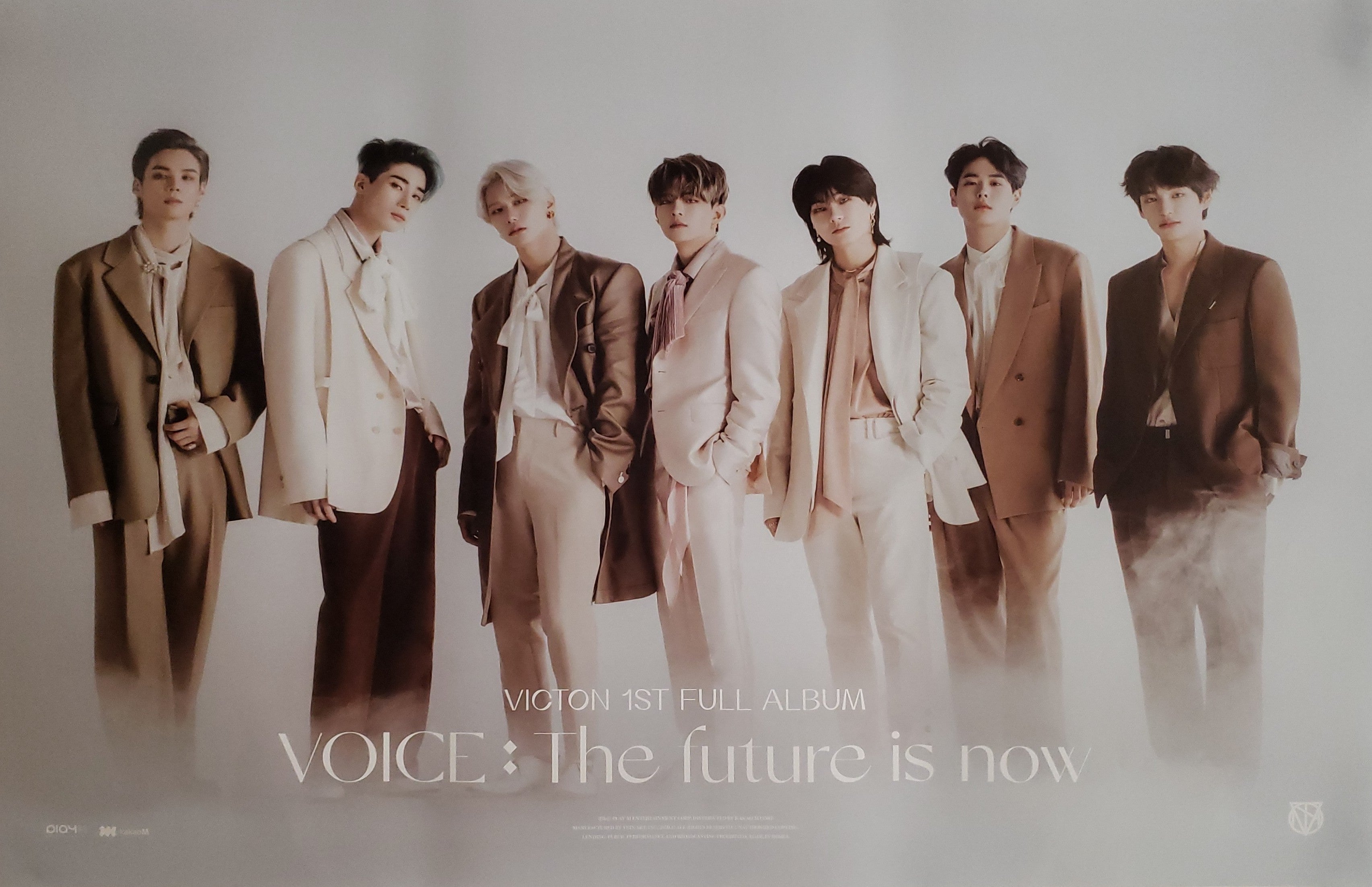 VICTON 1st Album VOICE : The future is now Official Poster - Photo Con ...