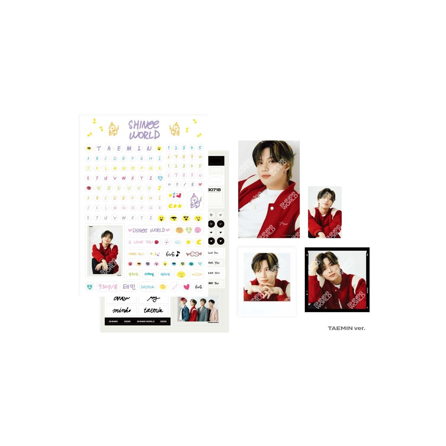 SHINee World Goods - Deco Sticker + Photo Set – Choice Music LA