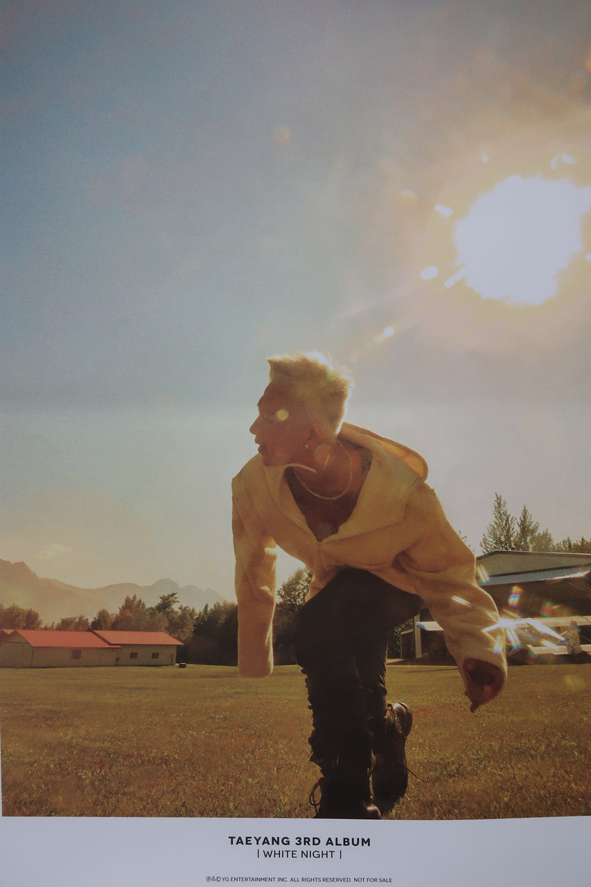 Taeyang White Night Official Poster - Photo Concept 1 – Choice Music LA