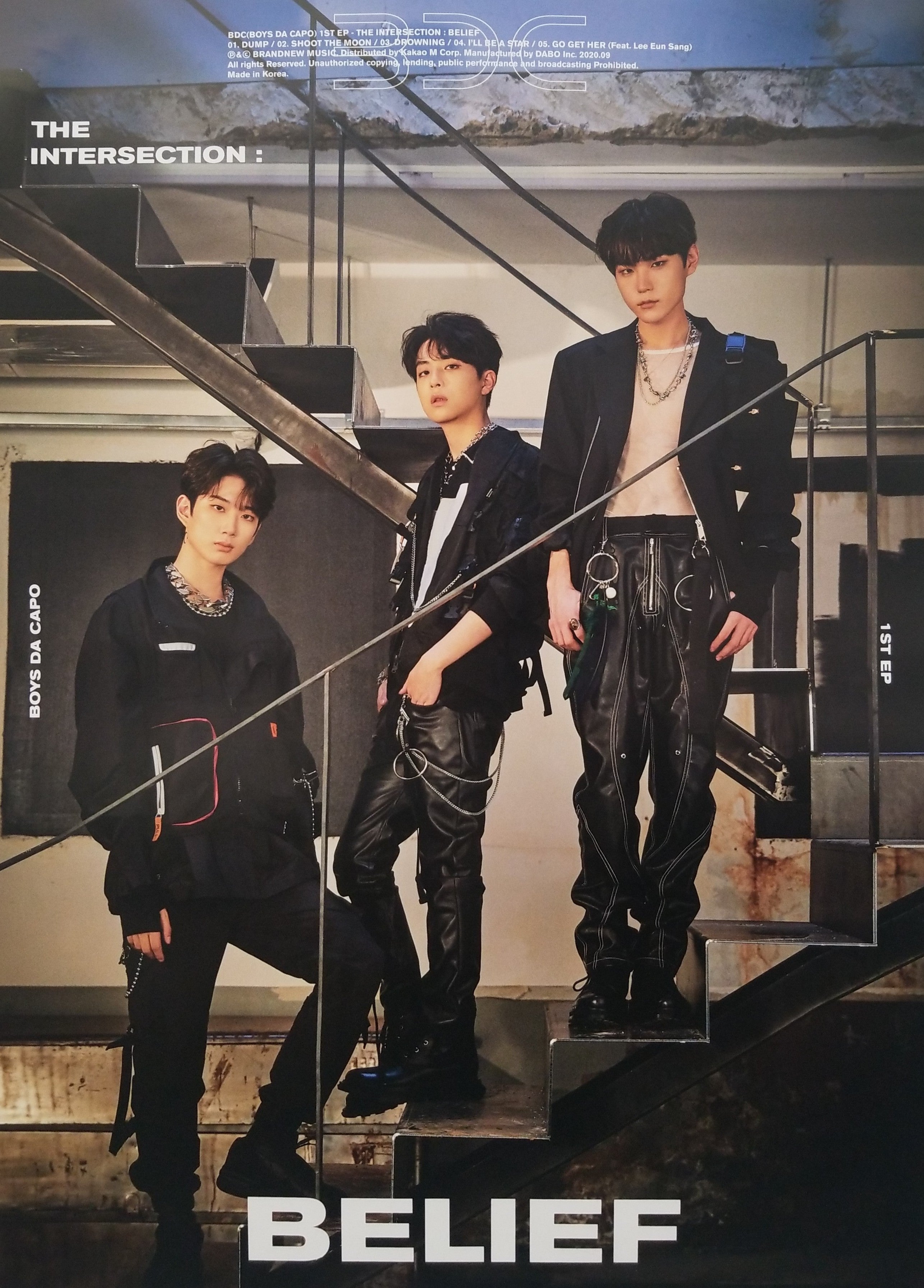 BDC 1st EP Album THE INTERSECTION : BELIEF Official Poster - Photo Con ...