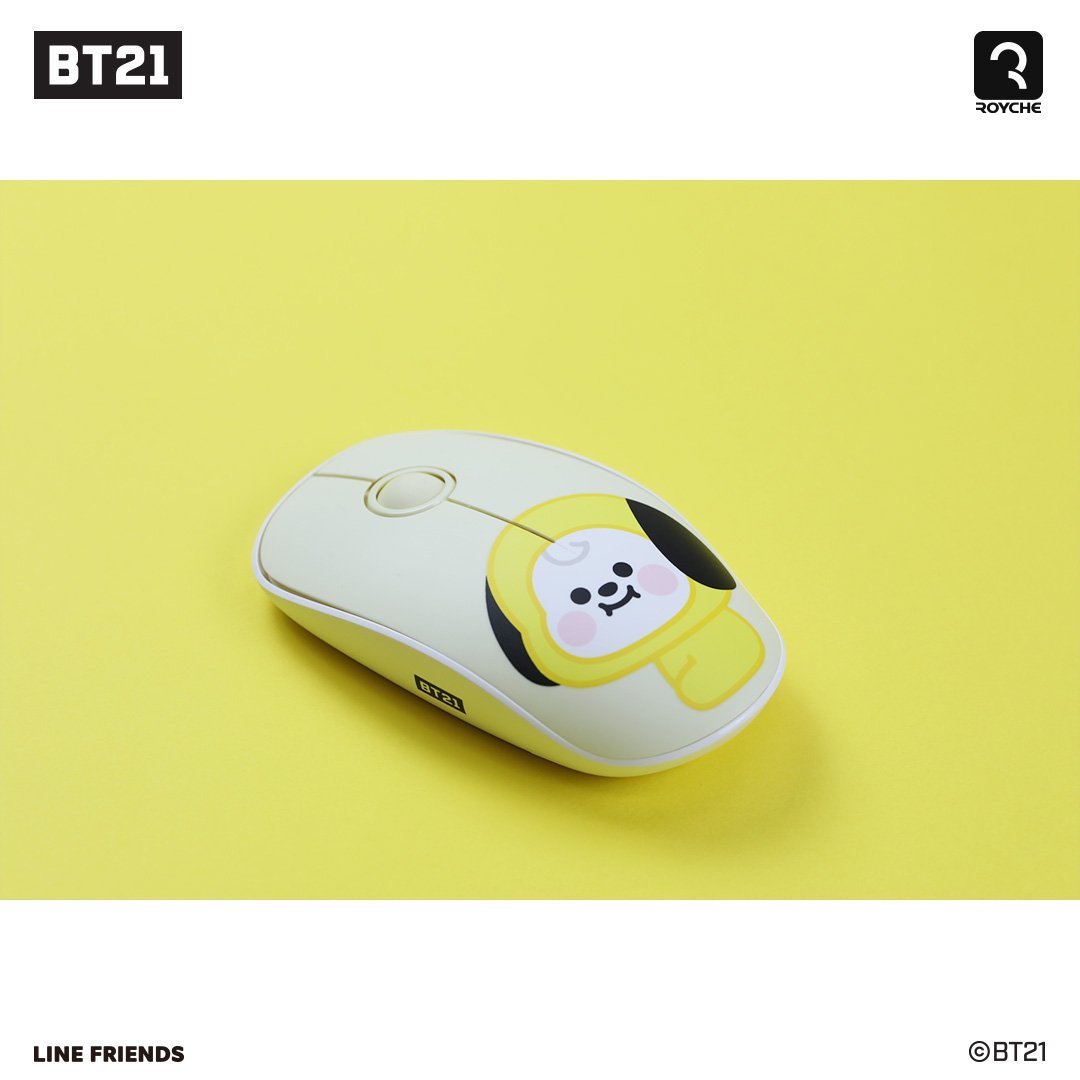 BT21 x Royche Official Merchandise - Baby Wireless Silent Mouse ...