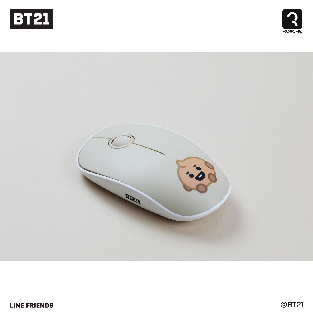BT21 x Royche Official Merchandise - Baby Wireless Silent Mouse ...
