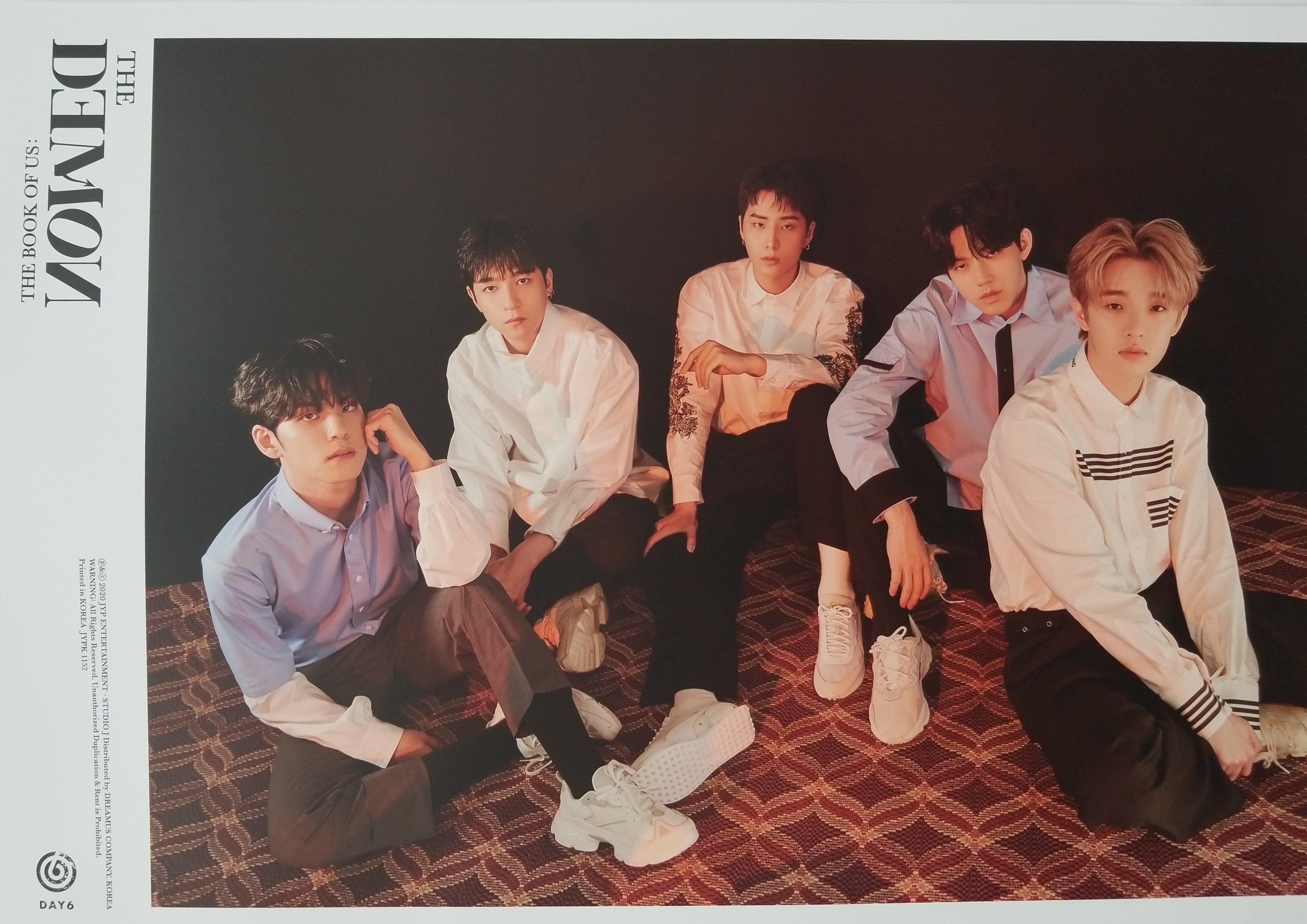 DAY6 6th Mini Album The Book of Us : The Demon Official Poster - Photo ...