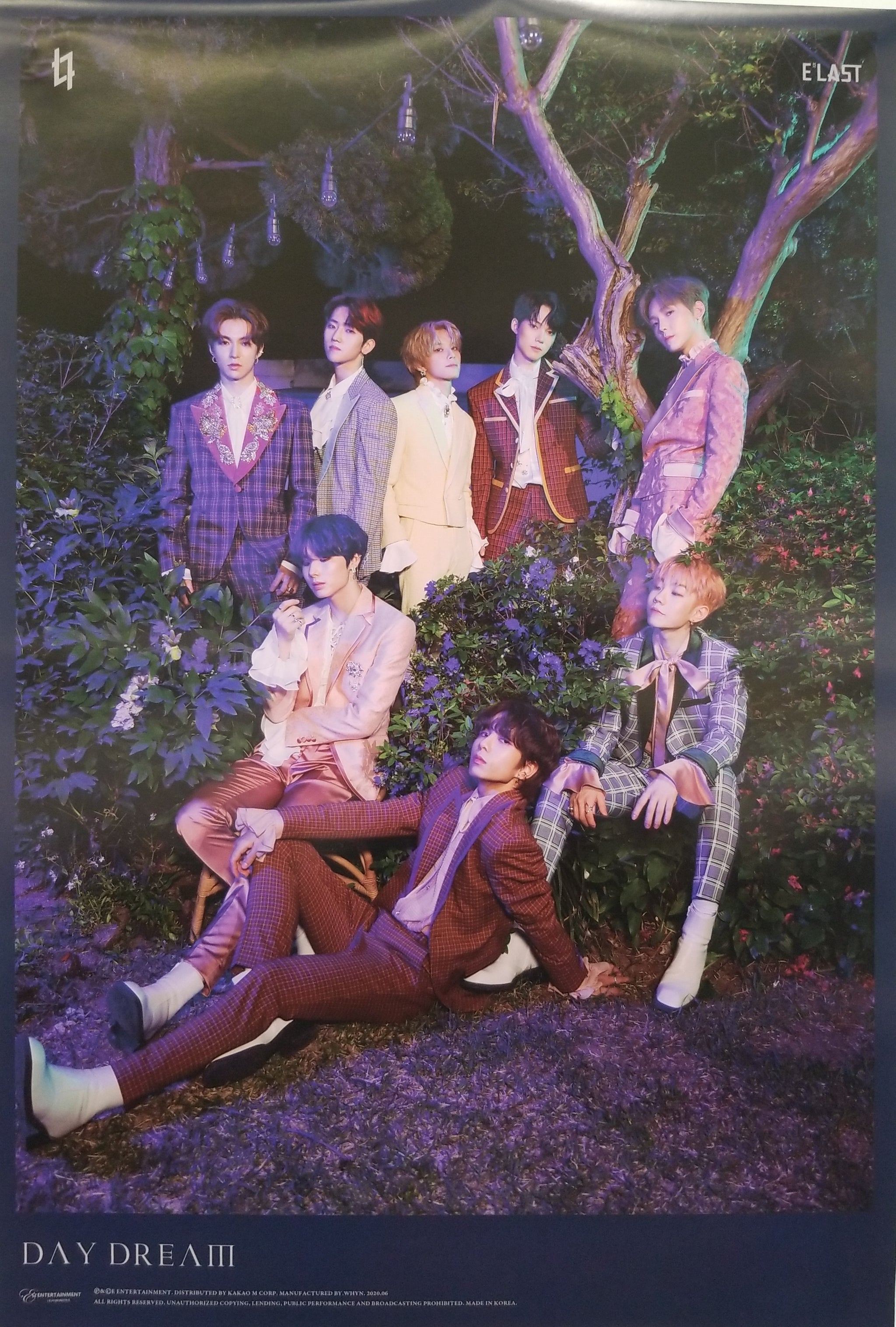 E'LAST 1st Mini Album Day Dream Official Poster - Photo Concept Dream ...
