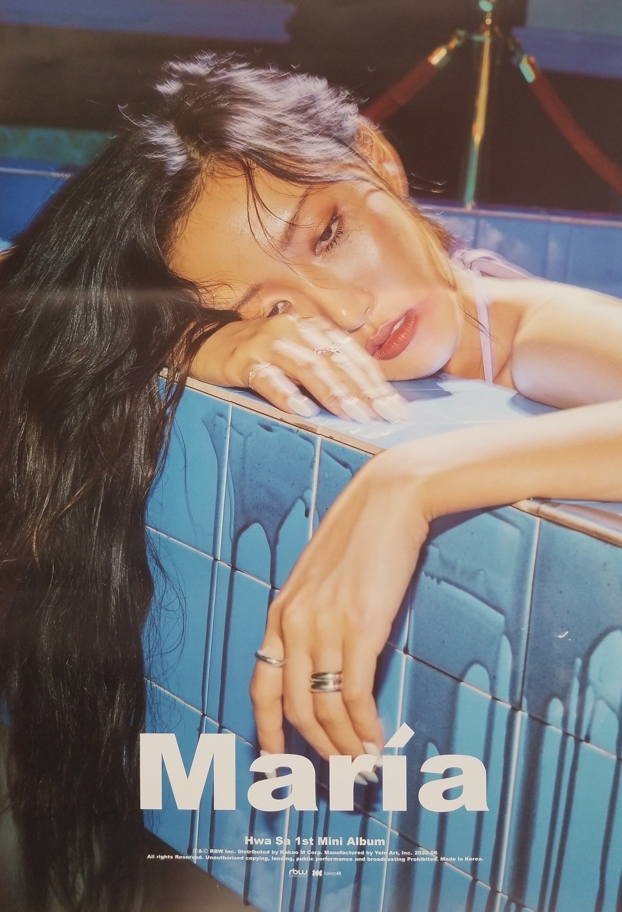 HWASA 1st Mini Album MARIA Official Poster - Photo Concept 1 – Choice ...