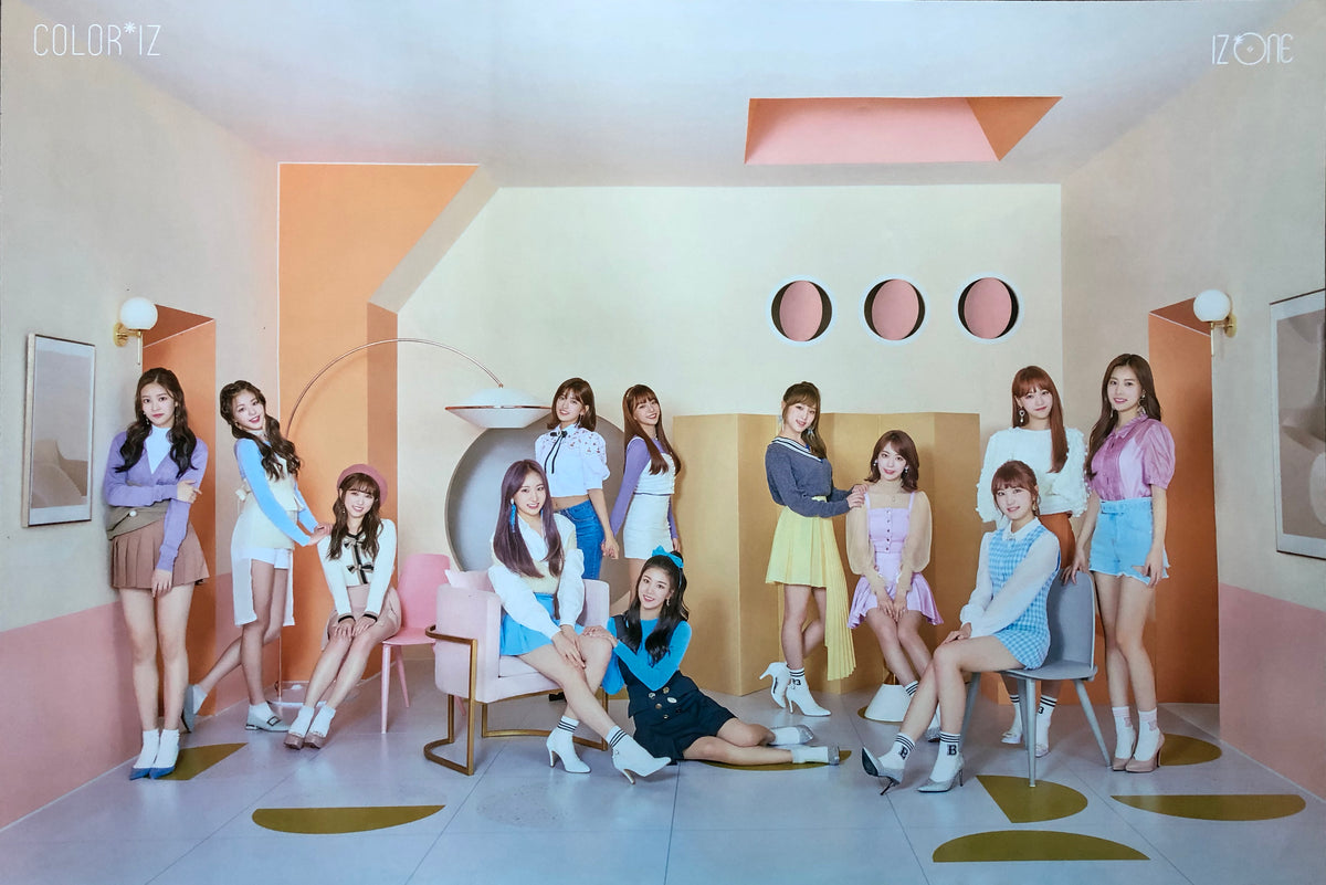 IZ*ONE 1st Mini Album [COLOR*IZ] Official Poster - Color Version ...