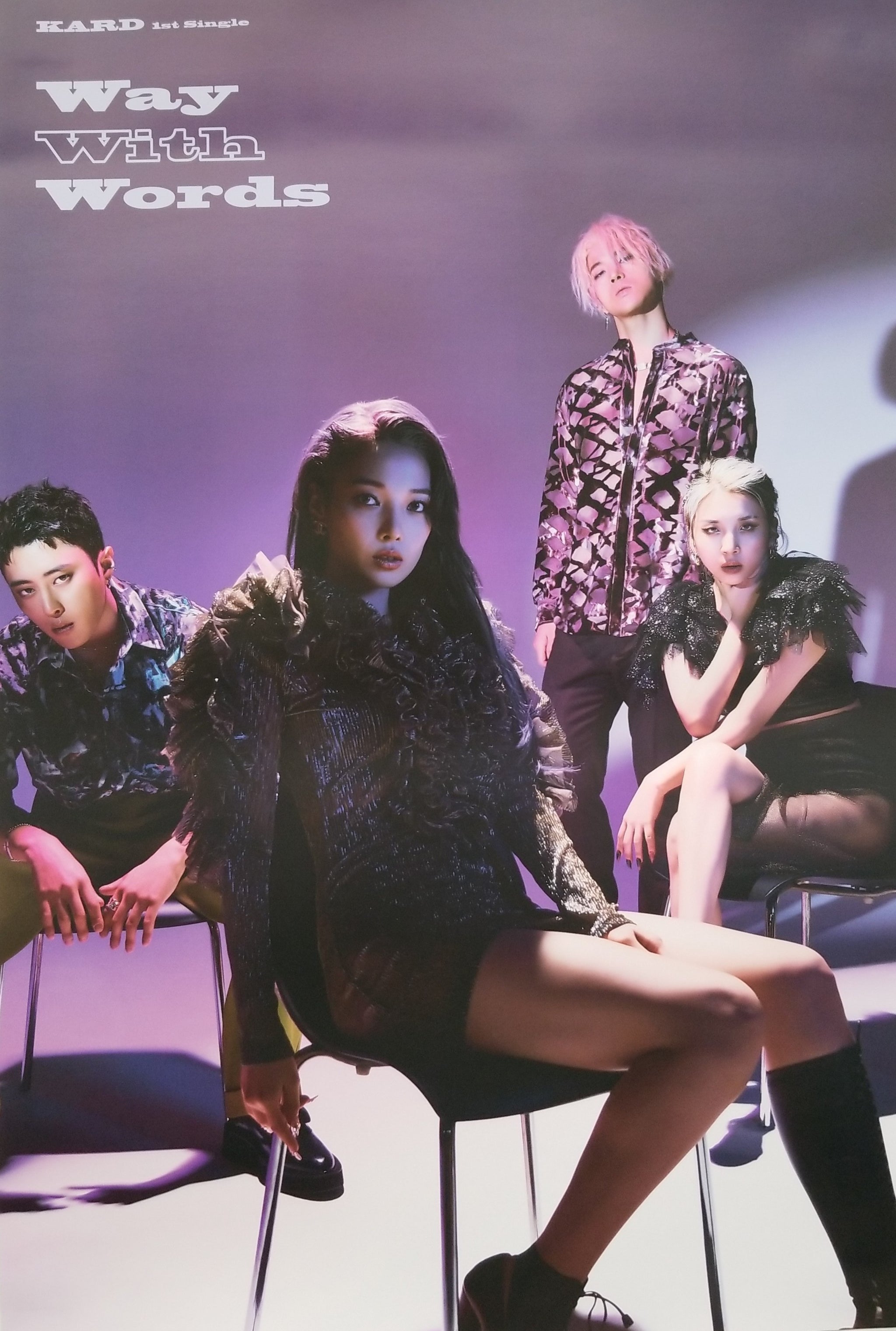 KARD 1st Single Album Way With Words Official Poster - Photo Concept 1 ...
