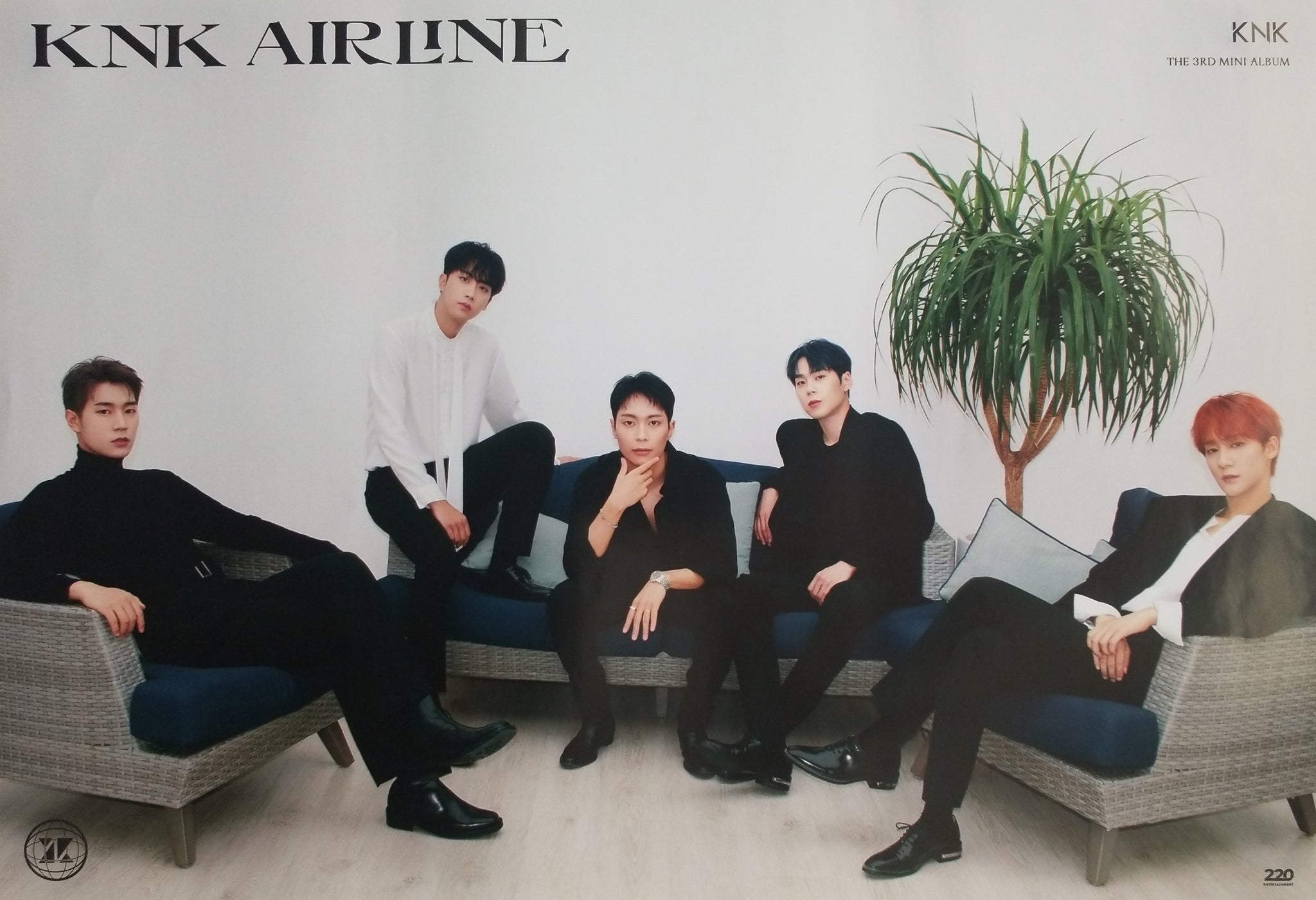 KNK 3rd Mini Album KNK Airline Official Poster - Photo Concept Off ...