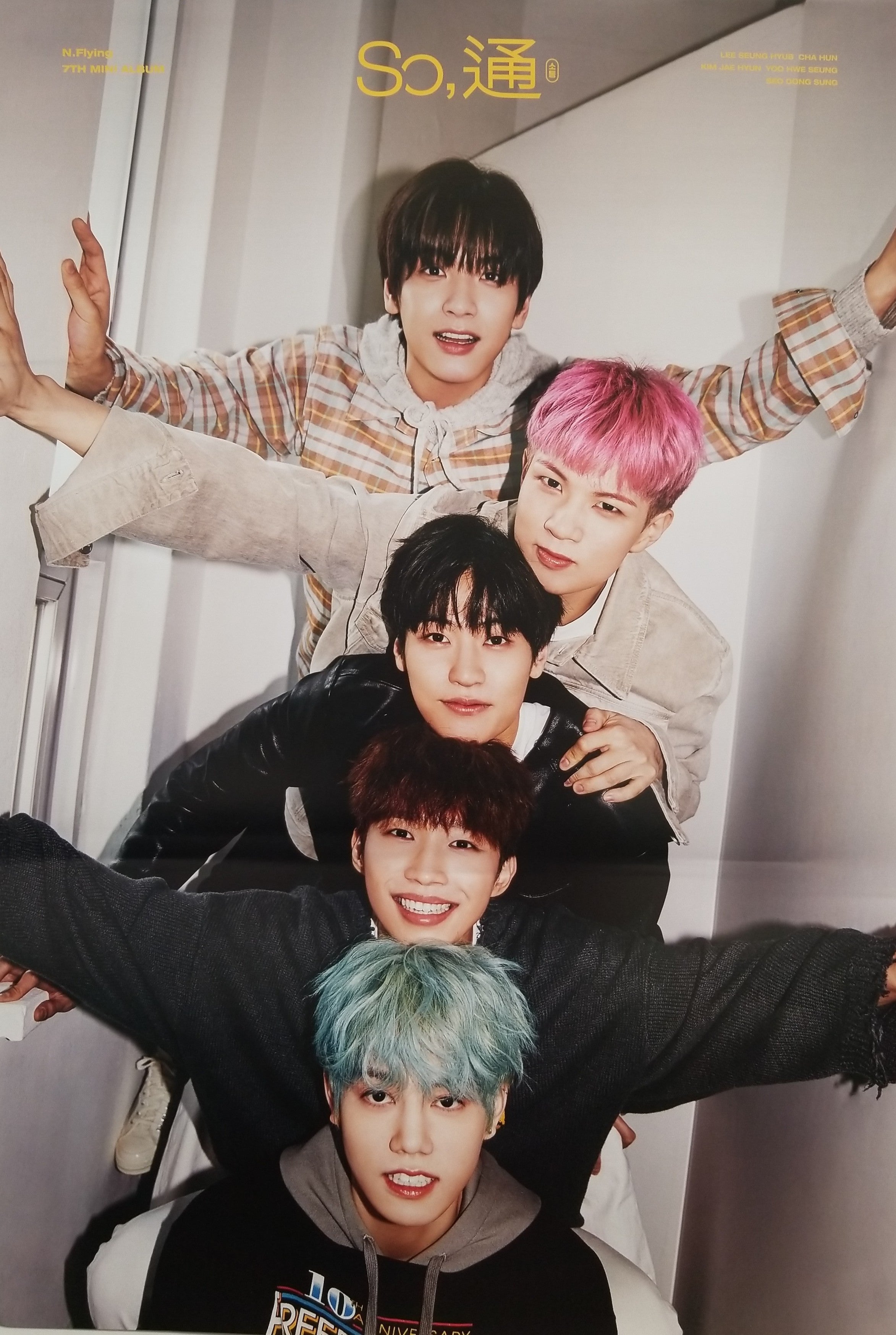 N.Flying 7th Mini Album So, 通 Official Poster - Photo Concept Communic ...