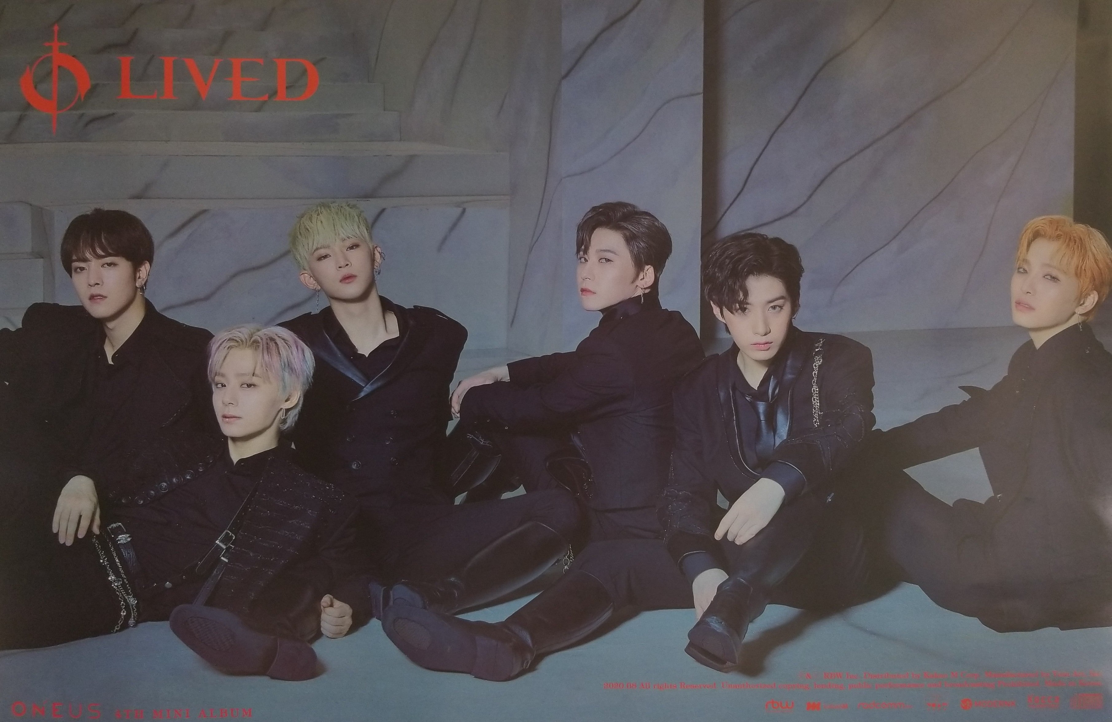 ONEUS 4th Mini Album LIVED Official Poster - Photo Concept 4 – Choice ...