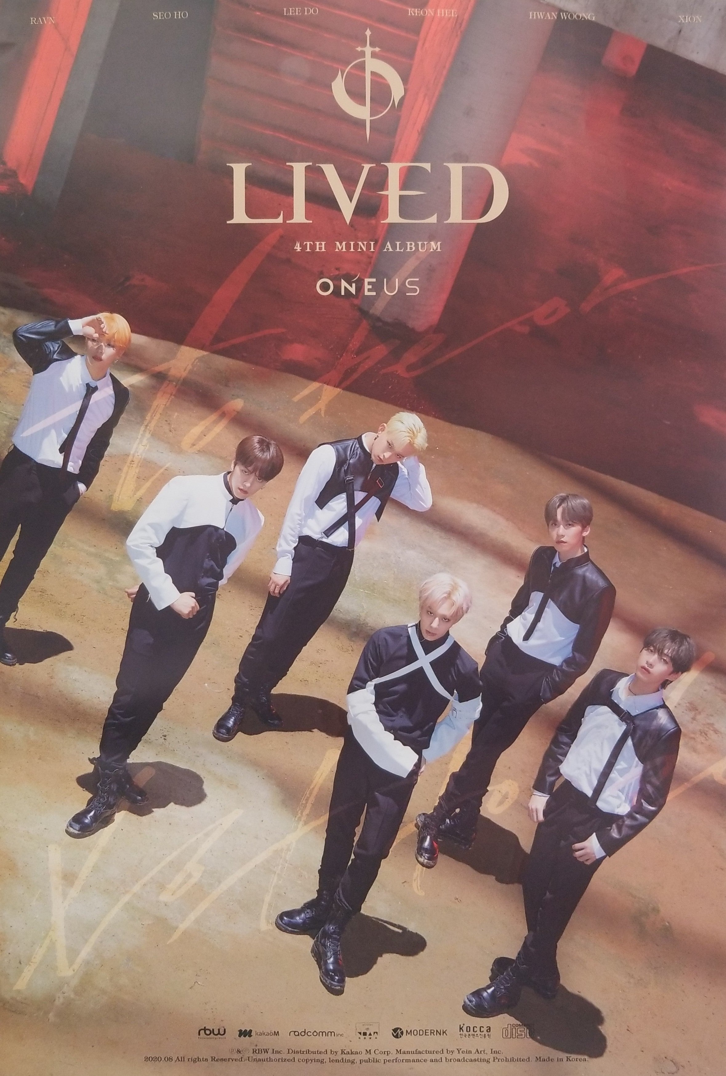 ONEUS 4th Mini Album LIVED Official Poster - Photo Concept 3 – Choice ...