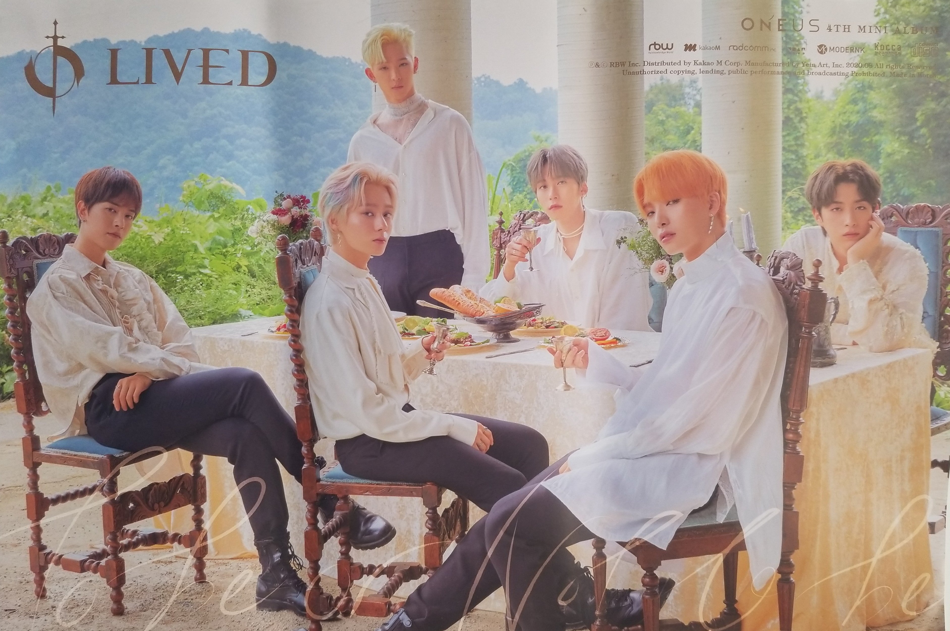 ONEUS 4th Mini Album LIVED Official Poster - Photo Concept 2 – Choice ...
