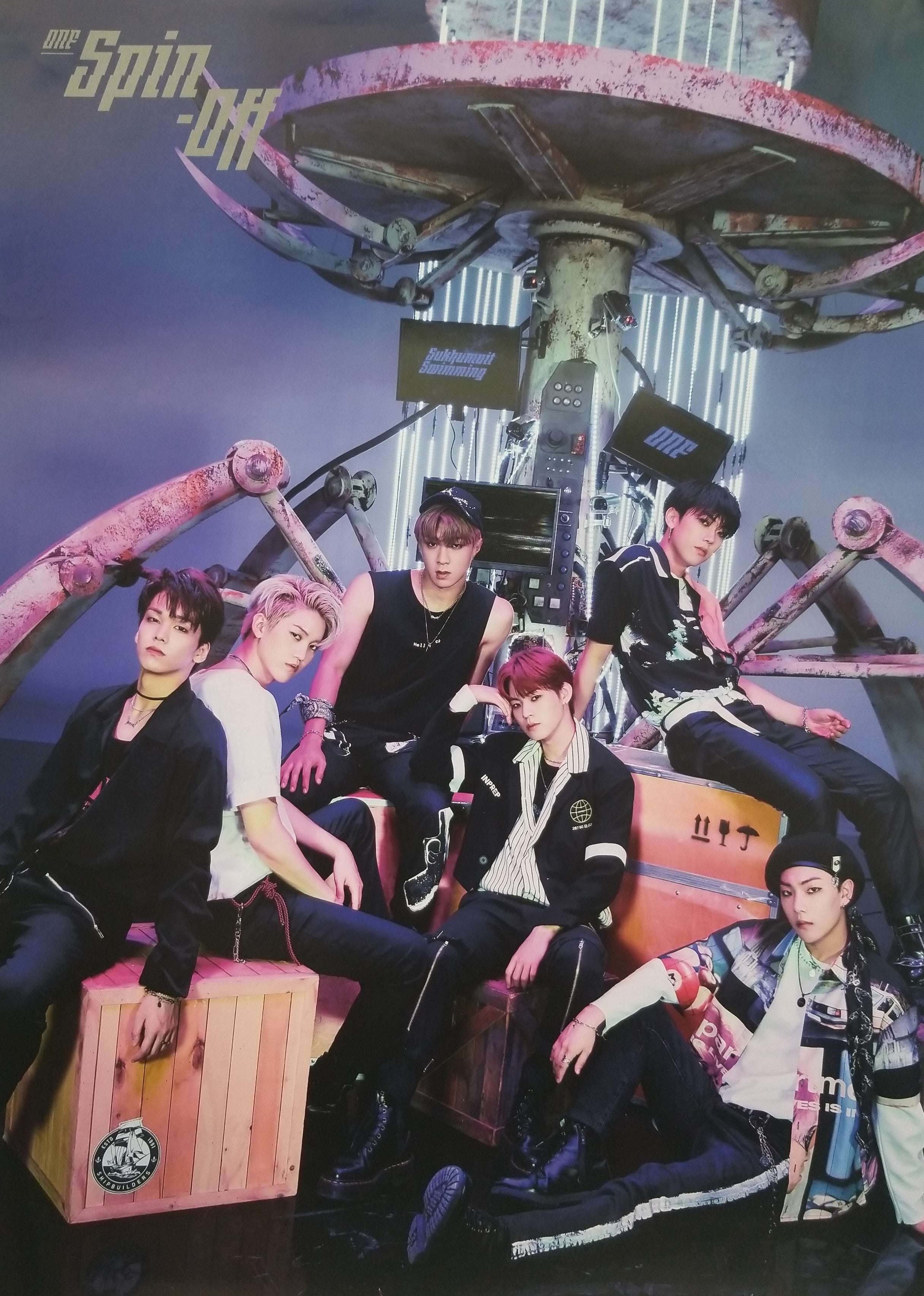 ONF 5th Mini Album Spin Off Official Poster - Photo Concept 1 – Choice ...