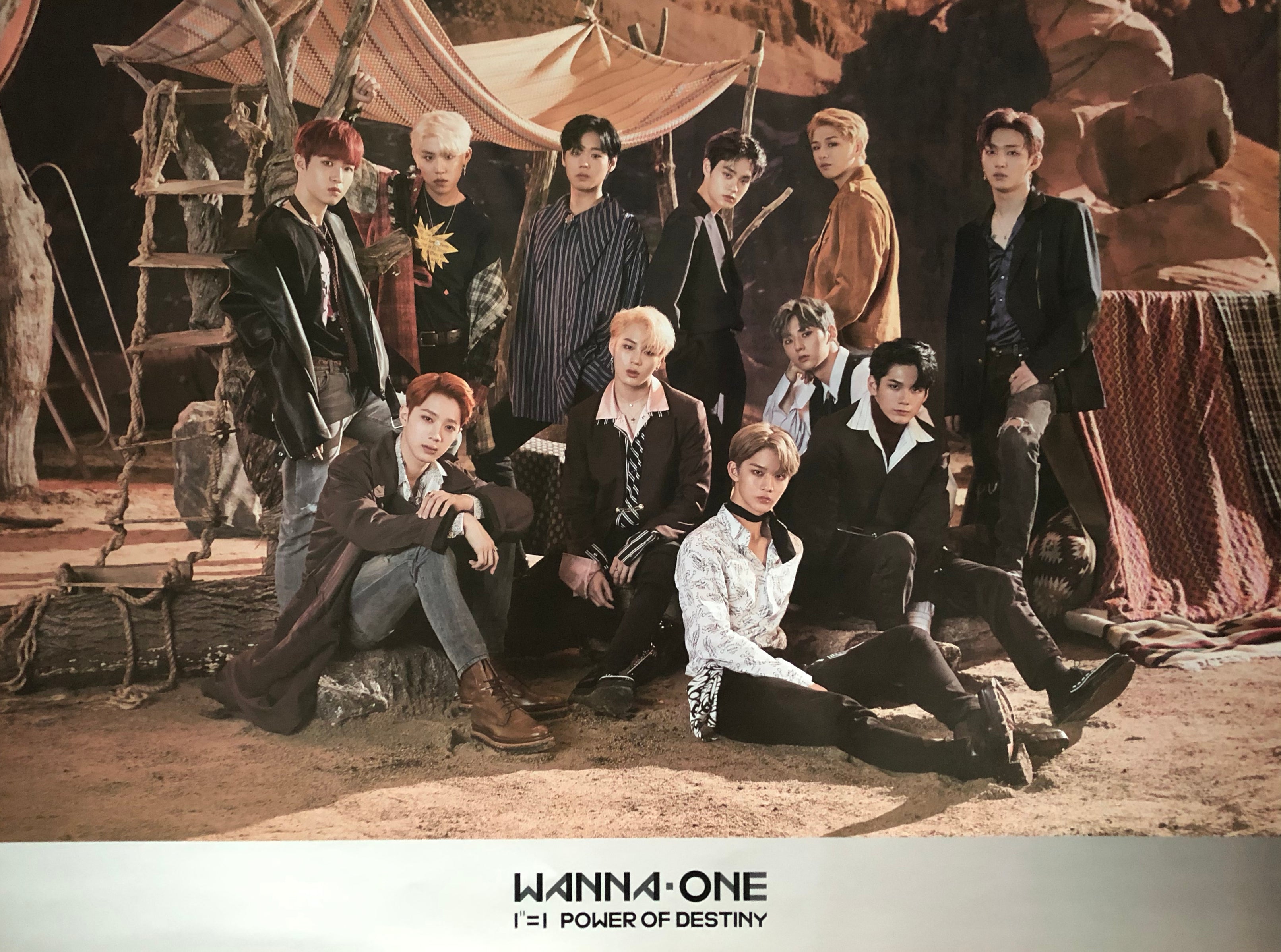 Wanna One 1st Album Power of Destiny Official Poster - Photo Concept A ...