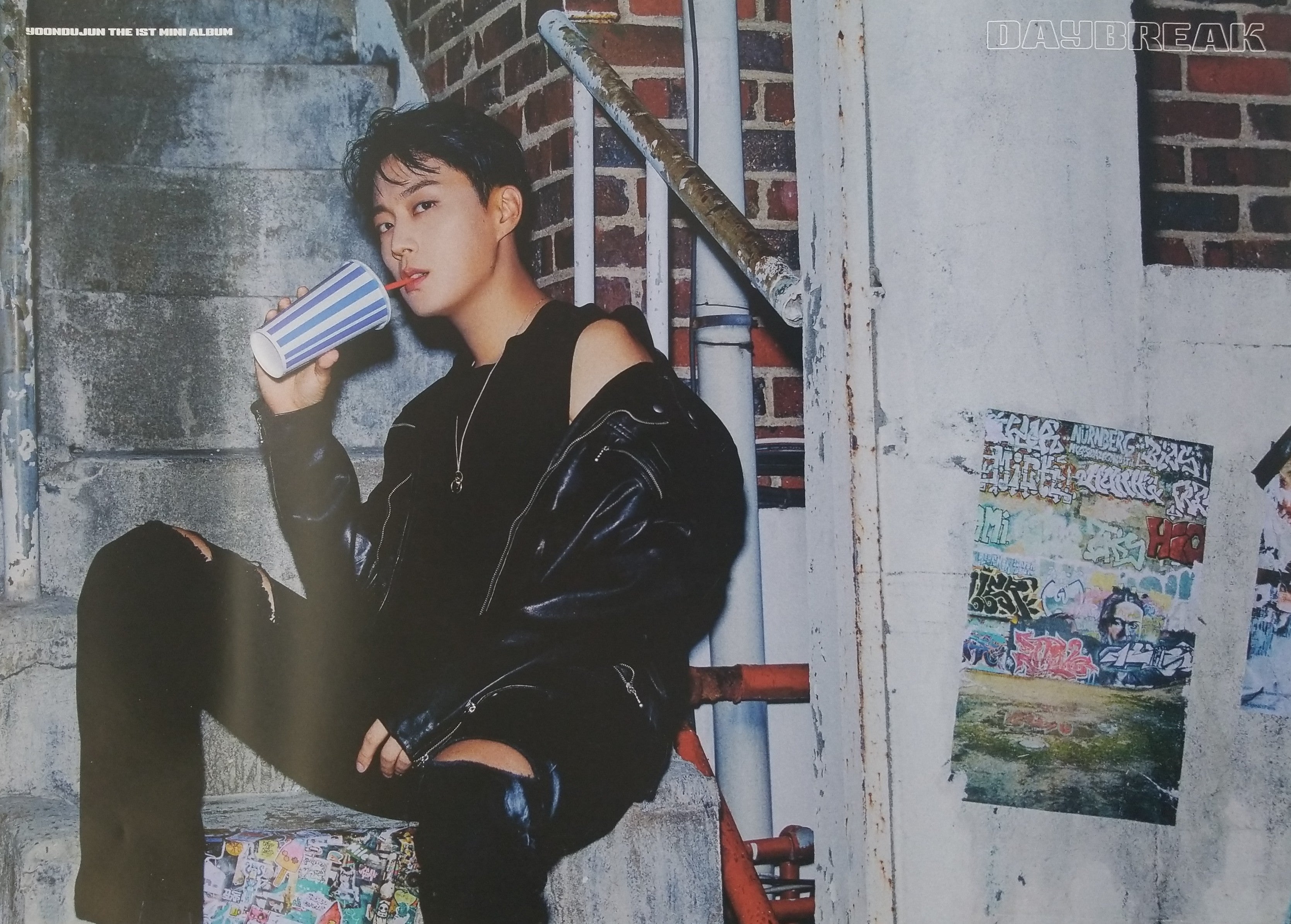 YOON DU JUN 1st Mini Album DAYBREAK Official Poster - Photo Concept Br ...